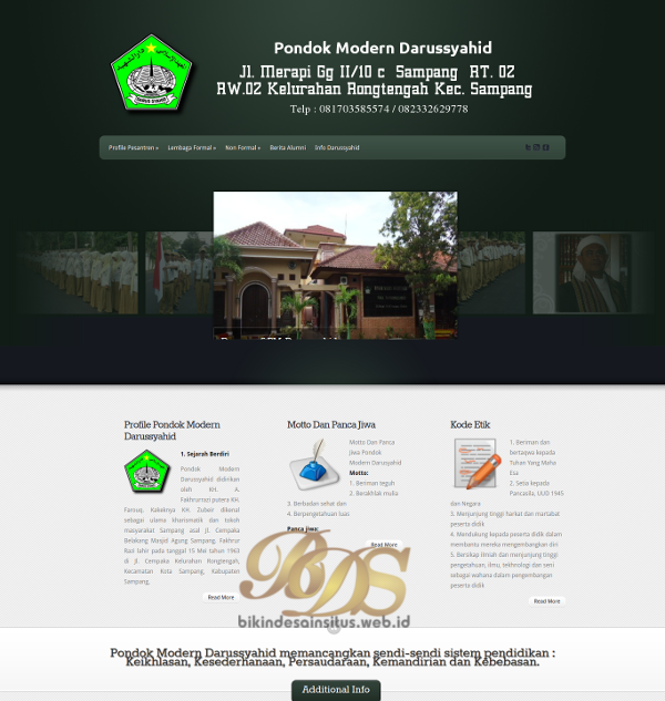 Contoh Desain Website, Toko Online, Perusahaan